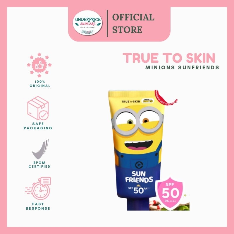 True TO SKIN Minions Sunfriends SPF 50 PA++++ 50ml | Shopee Malaysia