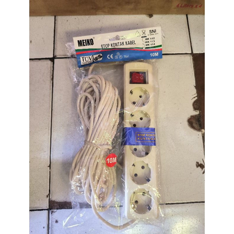 Kawachi/pioline/meiko 5 Hole 10 Meter Cable Switch Socket | Shopee Malaysia