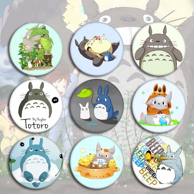 Animation Badge Brooch Miyazaki Hayao Totoro Totoro Brooch Pendant Cute ...