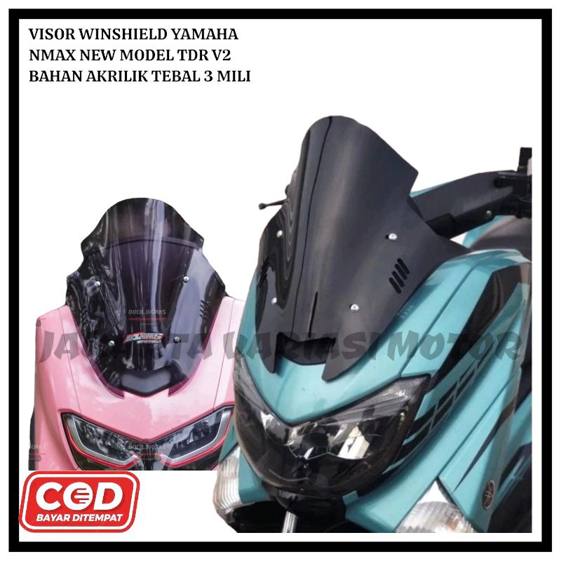 Visor yamaha nmax new nmax old model TDR V2 FIN acrylic material 3 ...