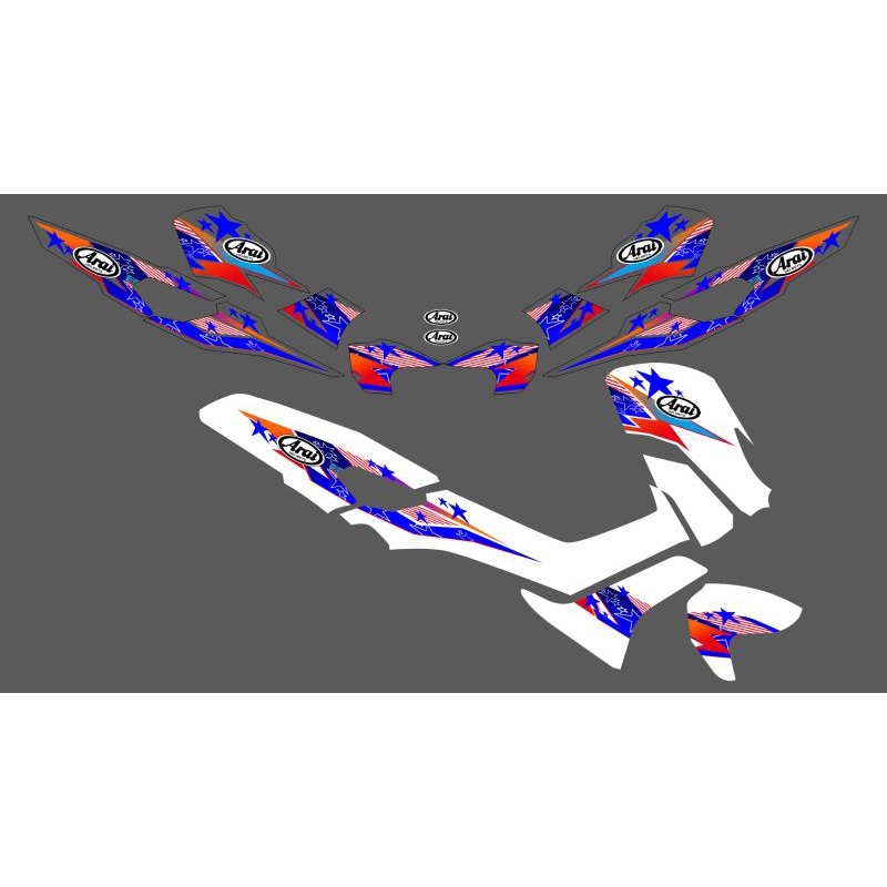 Striping STICKER Transparent NMAX OLD CUSTOM ARAI DESIGN | Shopee Malaysia