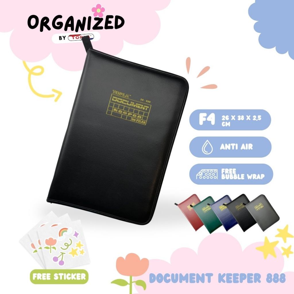 Topla Document Map Keeper Diploma Zipper F4 Document Map | Shopee Malaysia