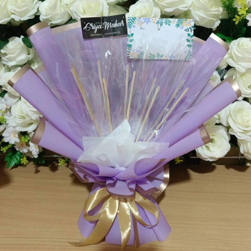 Empty money bouquet 10 15 pieces ready small (free packing) | Shopee ...