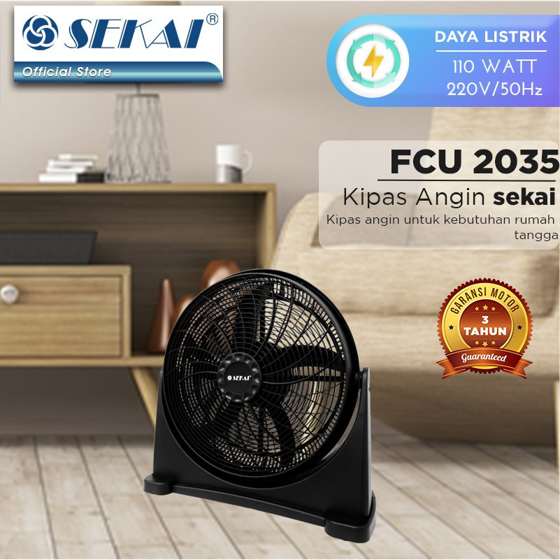 Sekai FCU-2035 Table/Wall Fan 2in1 Circulator Fan 20 Inches Official ...