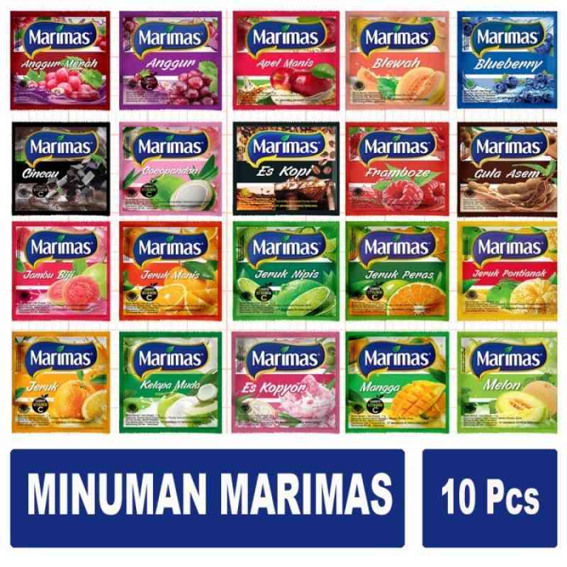 Marimas Instant Powder Drink in Various Flavors, Pack of 10 sachets ...