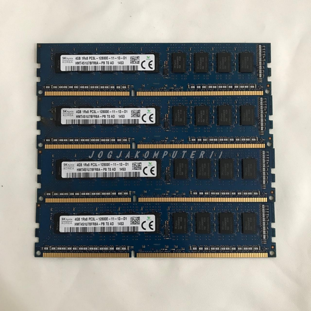 [Ready Ready to Send] SKHYNIX RAM 4GB 1RX8 DDR3L PC3L-12800E | Shopee ...