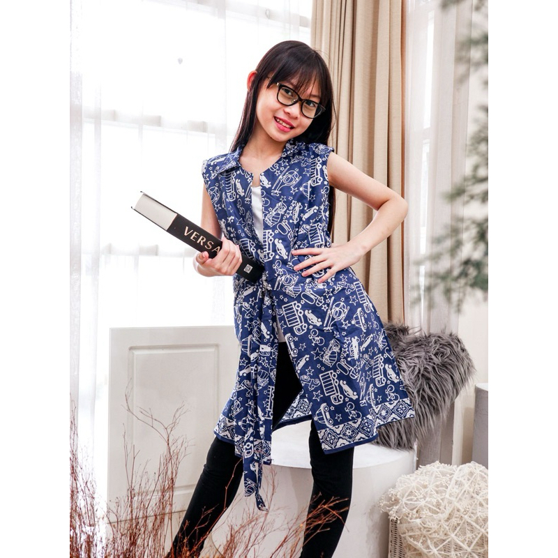 MERAH New BATIK KIDS OUTER BATIK KIDS Girls BATIK Transportation MOTIF ...