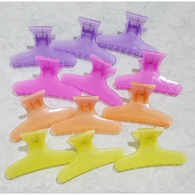 (1 Dozen/12pcs) Plastic Hair Clips Salon Clips | Shopee Malaysia