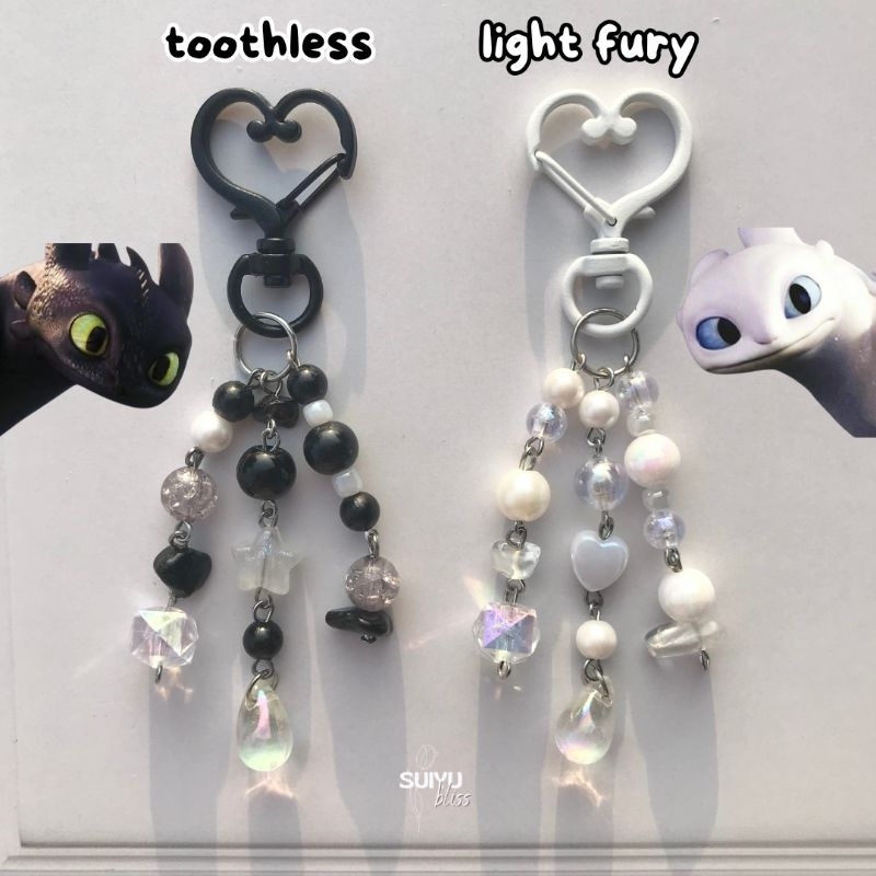Toothless & Light Fury Keychain。⋆ Therm - How to Train Your Dragon ...