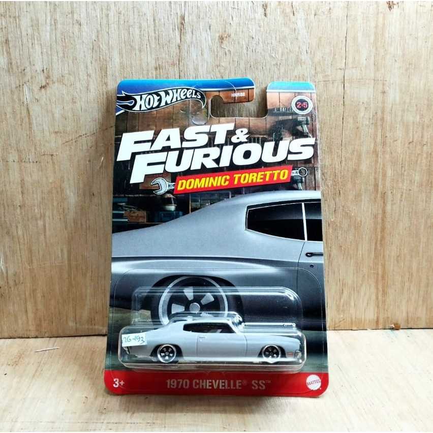Hot Wheels Fast N Furious Dominic Toretto 1970 Chevelle SS (iron base ...