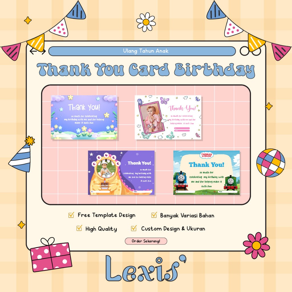 Birthday Greeting Card/Thank You Card/Birthday Card/Birthday/Thank You ...