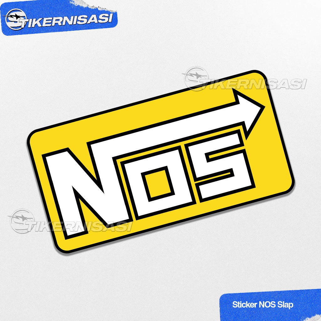 Jdm NOS Yellow Slap Sticker | Shopee Malaysia