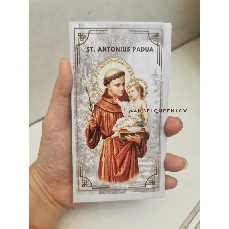 Novena sheet of Saint Antonius Padua / St Antonius from Padua | Shopee Malaysia