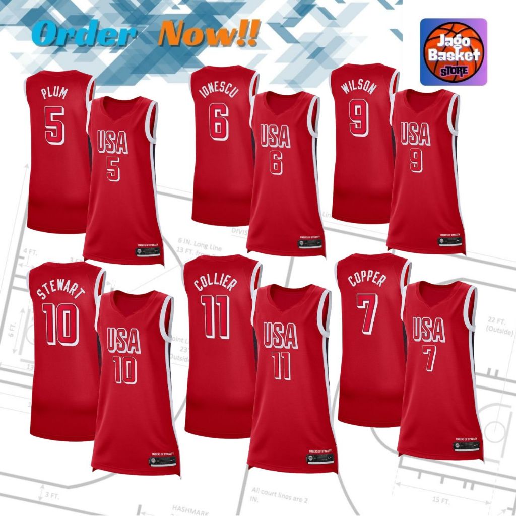 Women's Basketball Jersey - USA Women Olympic Team - Napheesa Collier ...