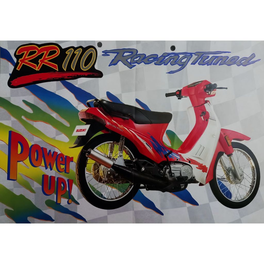 Sticker List Striping Suzuki RR 110 Racing Tuned (Crystal 110 Malaysia ...