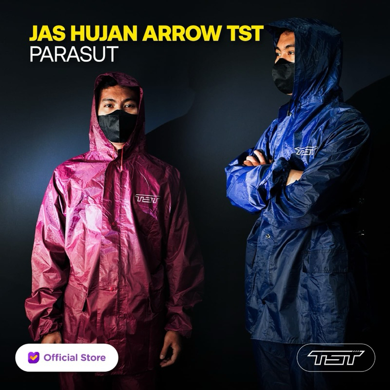 Gma TST ARROW Rain Coat Parachute Material FREE SIZE | Shopee Malaysia
