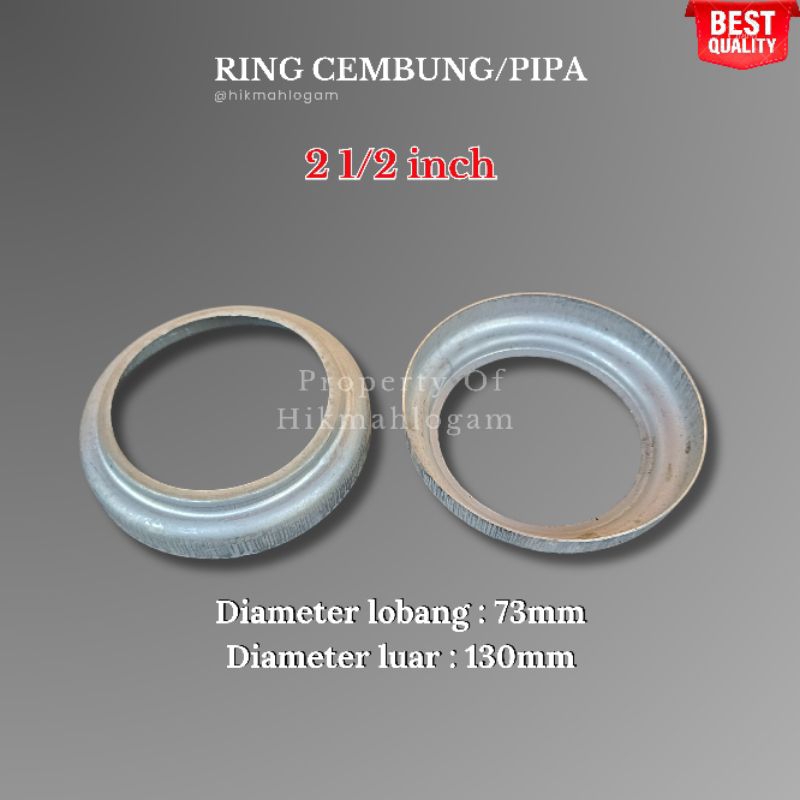 2 1/2 inch convex ring | Pipe soles | Iron pipe ring | Shopee Malaysia