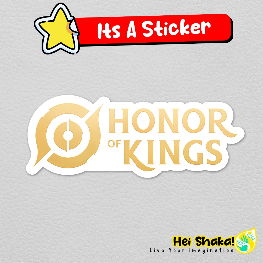 HOK Honor of Kings Sticker Waterproof Vinyl Gaming Sticker | Shopee ...