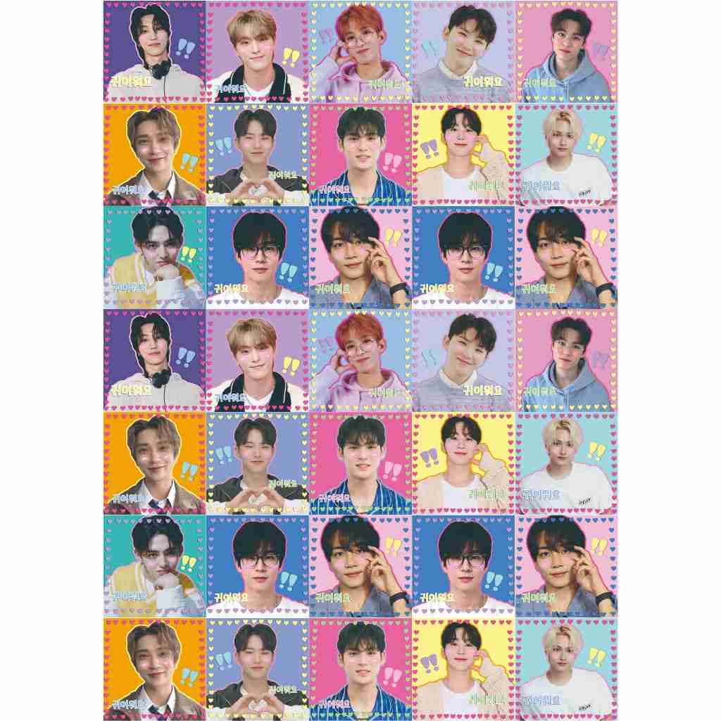 Freebies Kpop Stickers size 4x4cm (30PCS + FREE 4/5 PCS)/FREEBIES DECO ...
