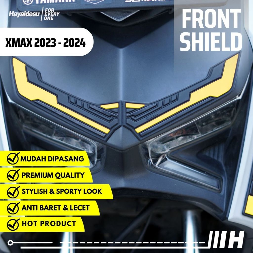 Hayaidesu XMAX Connected (2023-2024) Body Protector FRONT SHIELD Cover ...