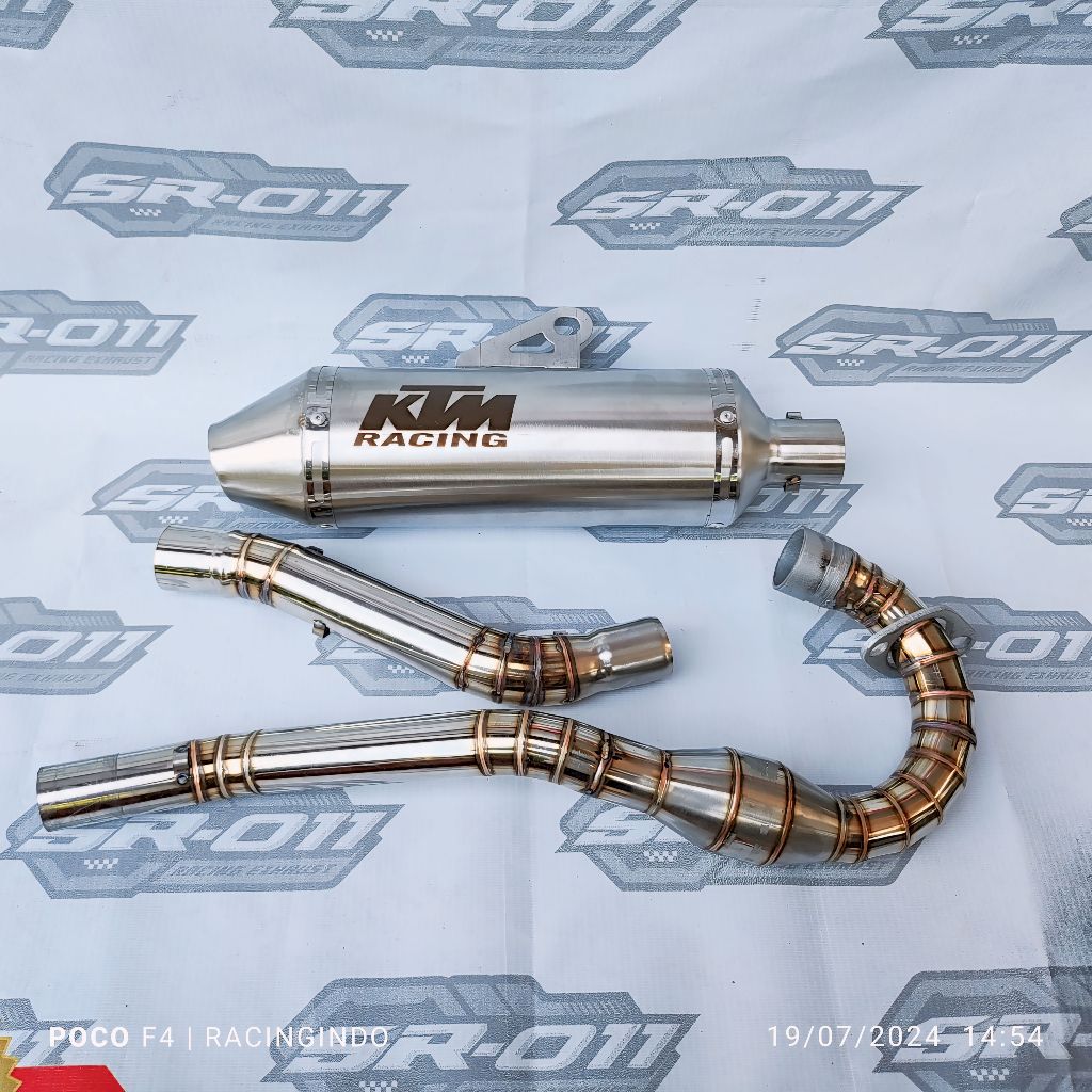 Ktm racing Exhaust 1 set/ Fulsystem dtm xre ksr xr 150 crf 150 klx d ...