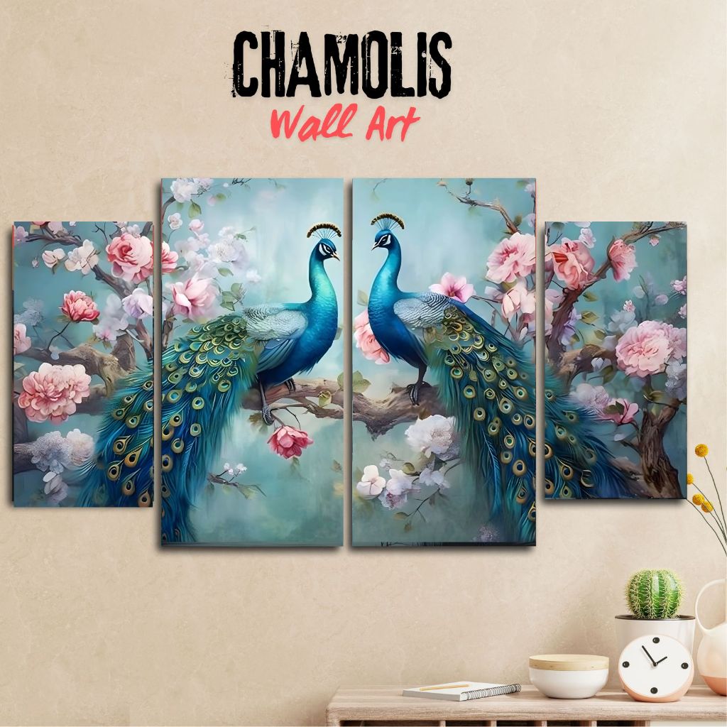 Peacock Wall Decoration 3D Wall Decor Room Display Aesthetic Japan ...
