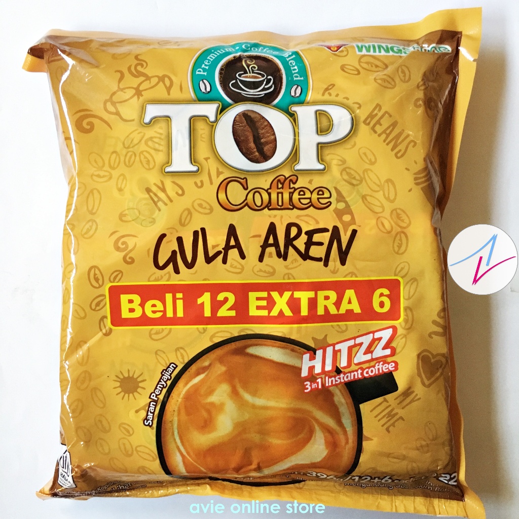 Top COFFEE INSTANT COFFEE PALM SUGAR 1 BAG (18 X 22 GR) | Shopee Malaysia