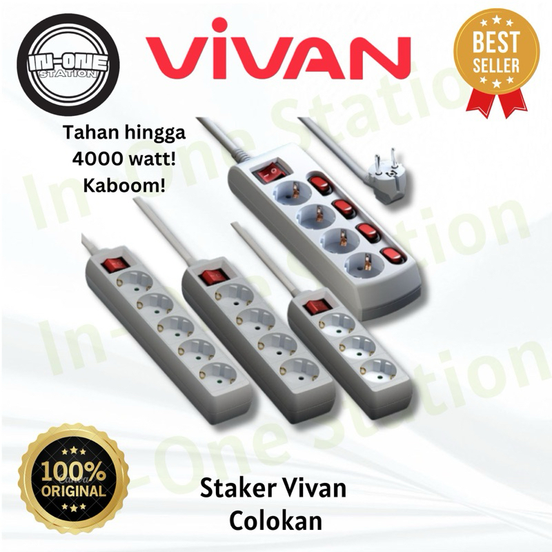 Vivan Plug VPS-H004A Socket Switch Socket 4-hole Power Strip Pure ...