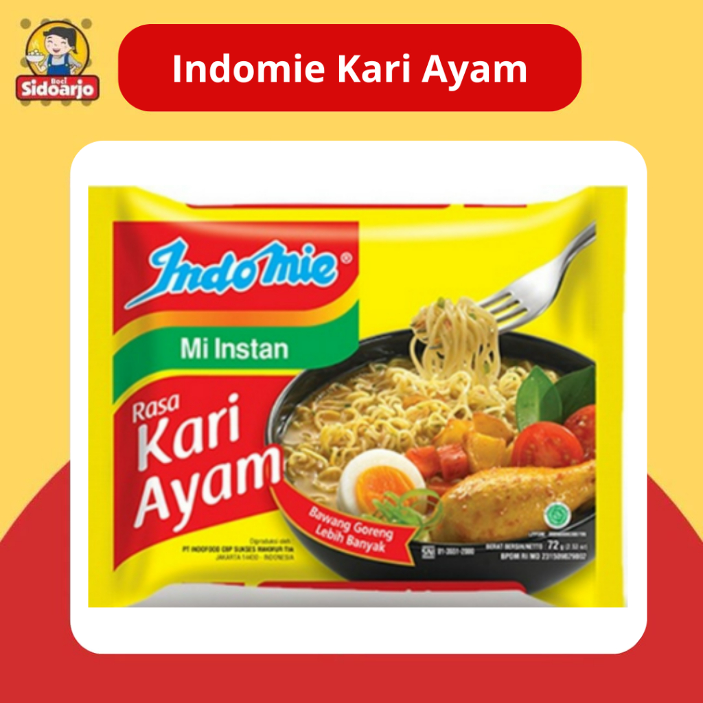 Indomie Chicken Curry Noodles Retail Unit - Indomi Instant Noodles ...