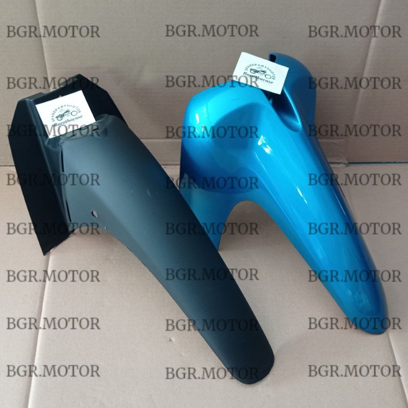 The front and rear fenders of the new smash motorbike are blue | Shopee ...