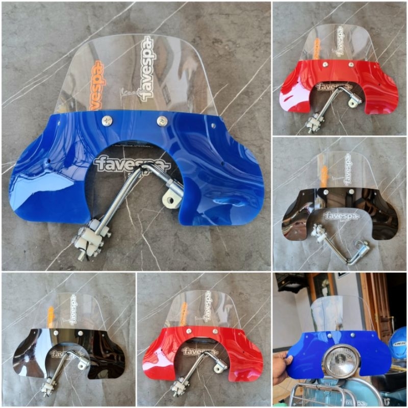 Windshield Flyscreen Visor Vespa Super Sprint Vbb PX Npx | Shopee Malaysia