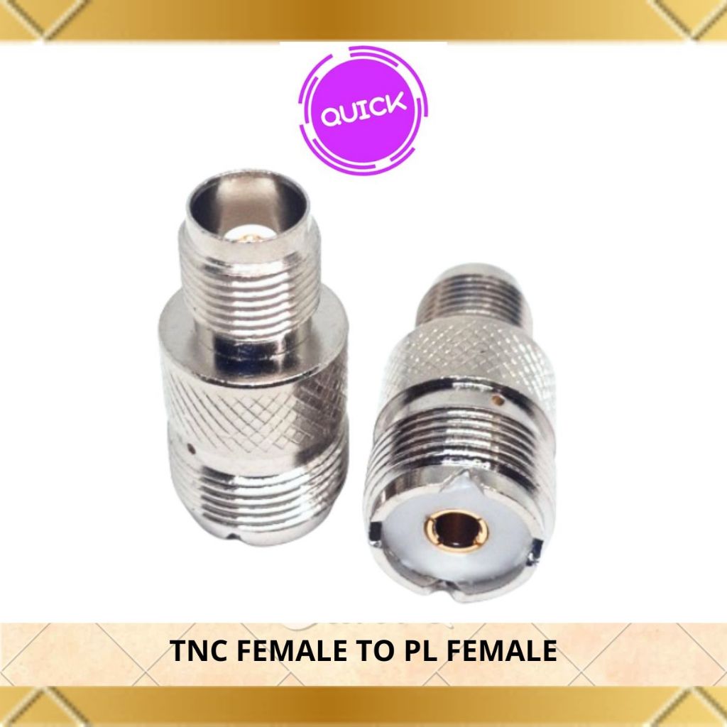 Taiwan TNC Female to PL Female Adapter Connector | Shopee Malaysia