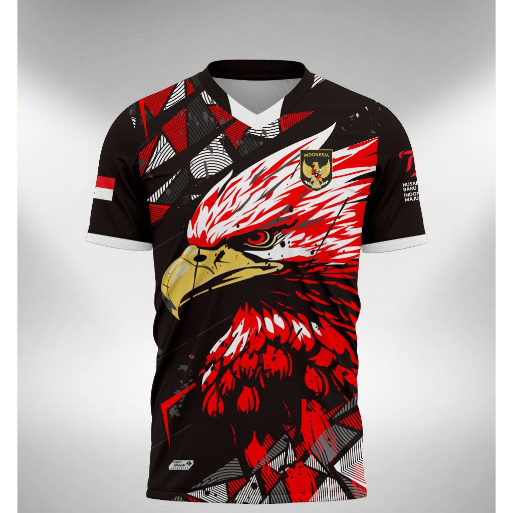 MERAH Jersey GARUDA Indonesian National Team 79th Independence Day Red ...