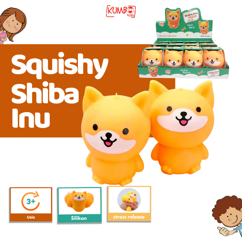 Shiba Inu Dog Squishy Toy Decompression Stress Squeeze Toy | Shopee ...