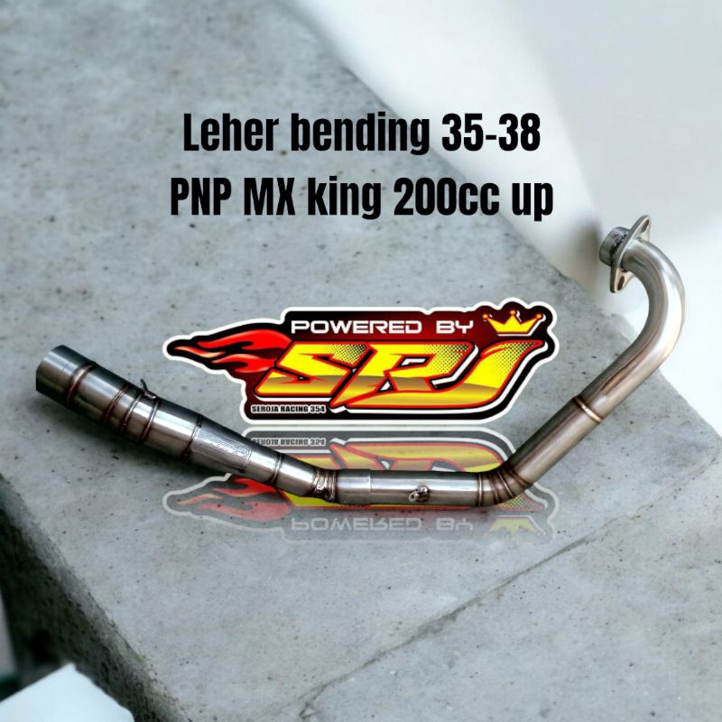 Neck Exhaust srj racing 354 pnp MX king bending Spec 200cc inlet 50mm ...