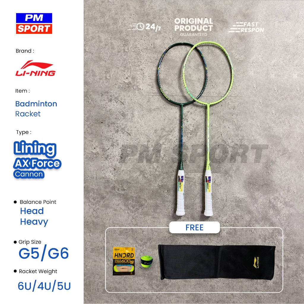 Badminton Racket/BADMINTON LINING AX FORCE CANNON NEW 2024 ORIGINAL ...