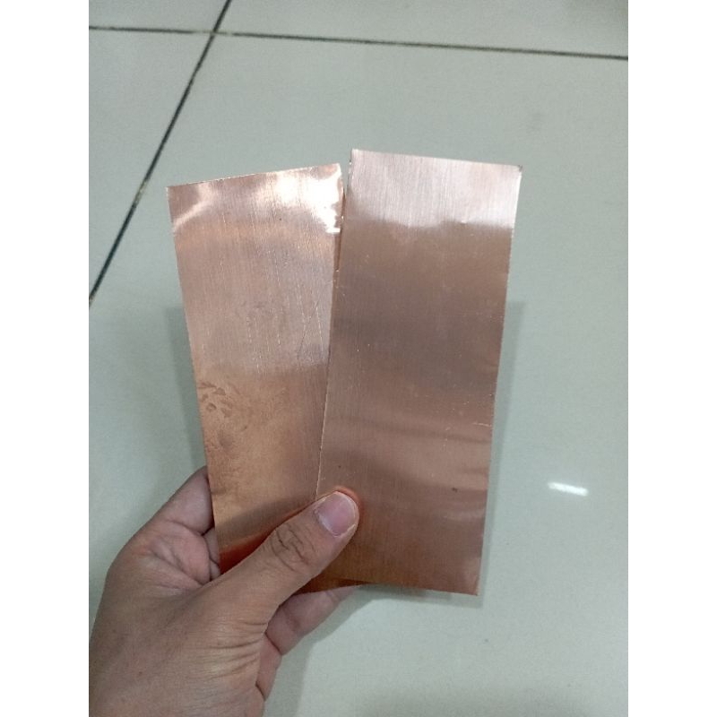 Shiem thick copper plate 0,15mm x 50mm x 150mm | Shopee Malaysia