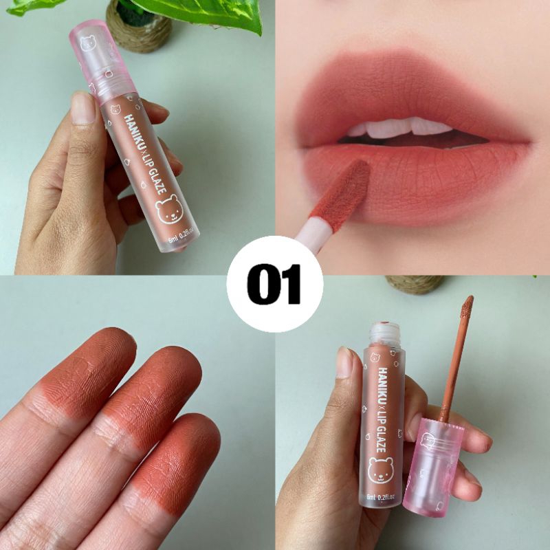 (Per Pcs) Lipcream Haniku Matte Liquid 24H Lipgloss/Haniku x Lip Glaze ...