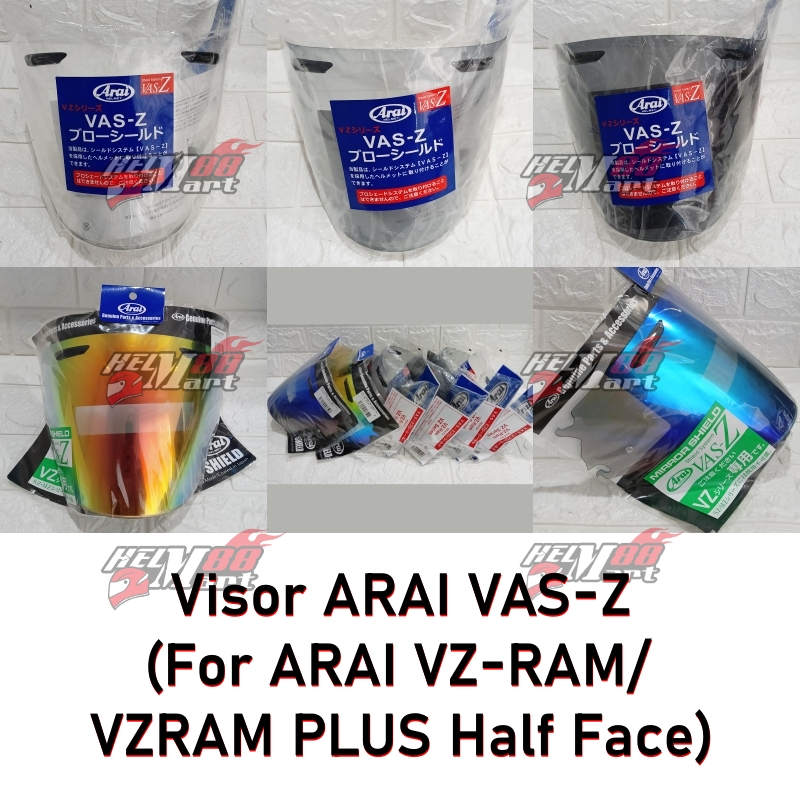 ARAI VAS-Z Visor for VZRAM - ARAI VZ Ram Half Face Helmet Glass | Shopee Malaysia