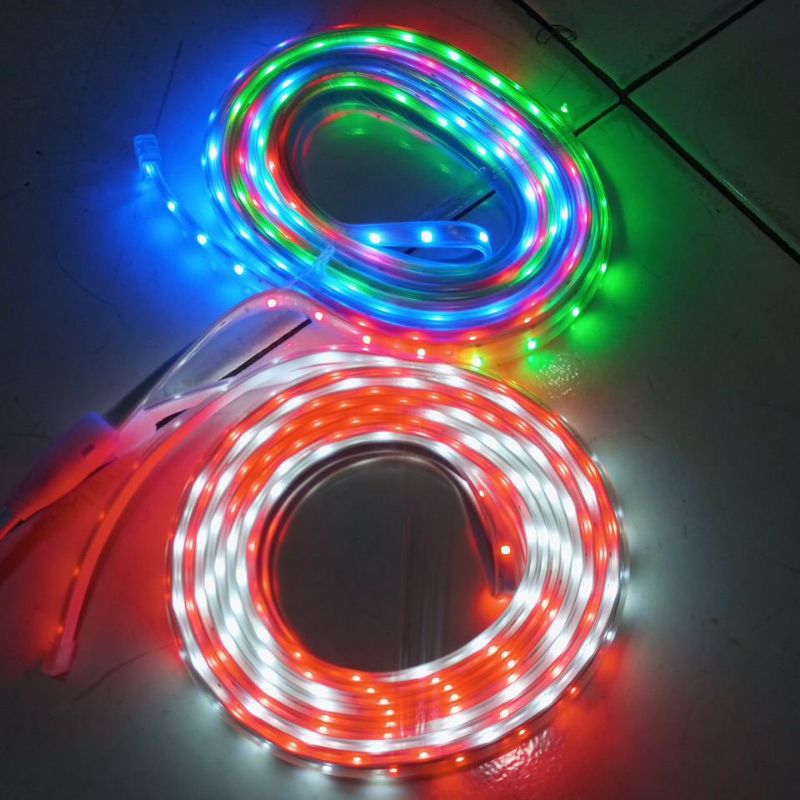 PUTIH MERAH Led Strip Hose Light 2835 7 Meters 220 Volt Full 7 Meters ...