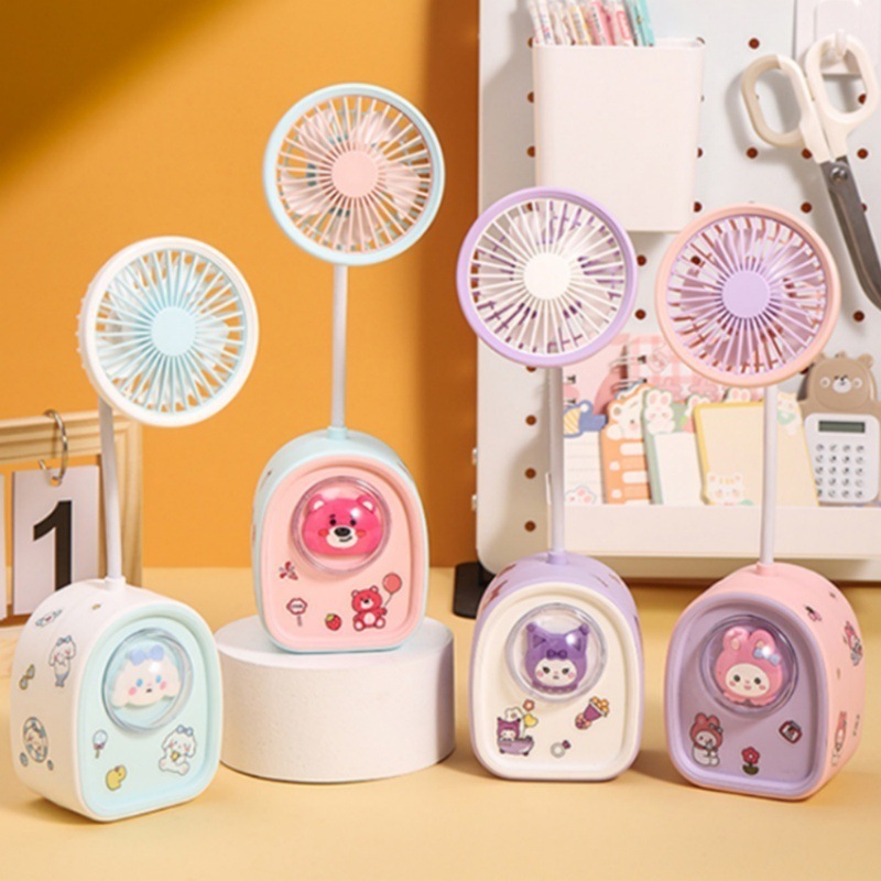 Hs- TABLE FAN + SANRIO PENCIL SHARPENING SHARPENING | Desk FAN ...