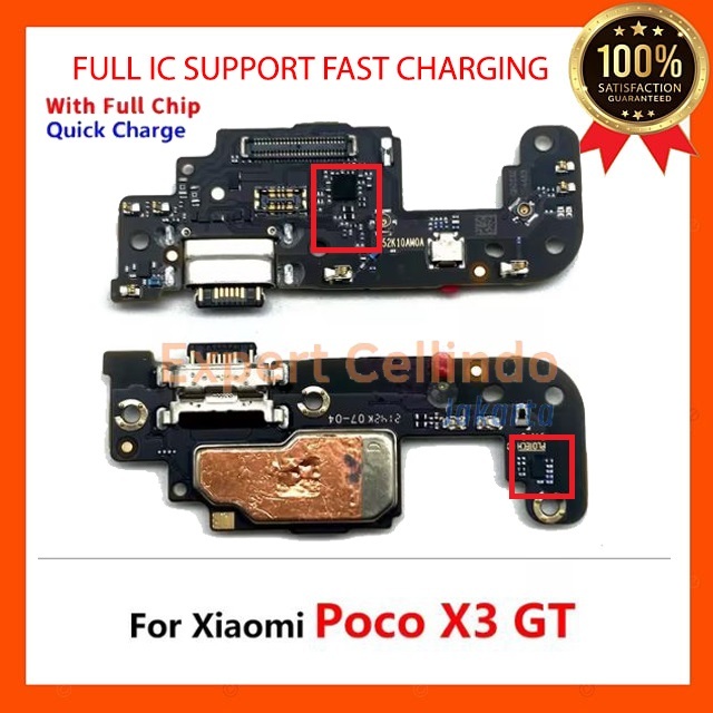 Xiaomi Poco X3 GT Original With Full iC Flexible Charger Connector Cas ...