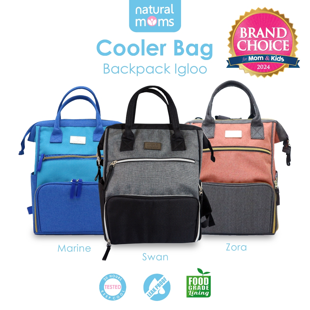 Asi BAG | Natural Moms Breast Milk Cooler Bag | Igloo Backpack | Shopee ...