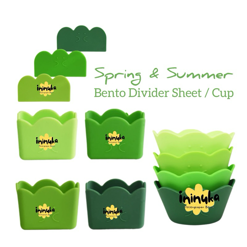 Bento Divider Cup Silicone Round Square Silicone Baran Bento Equipment ...