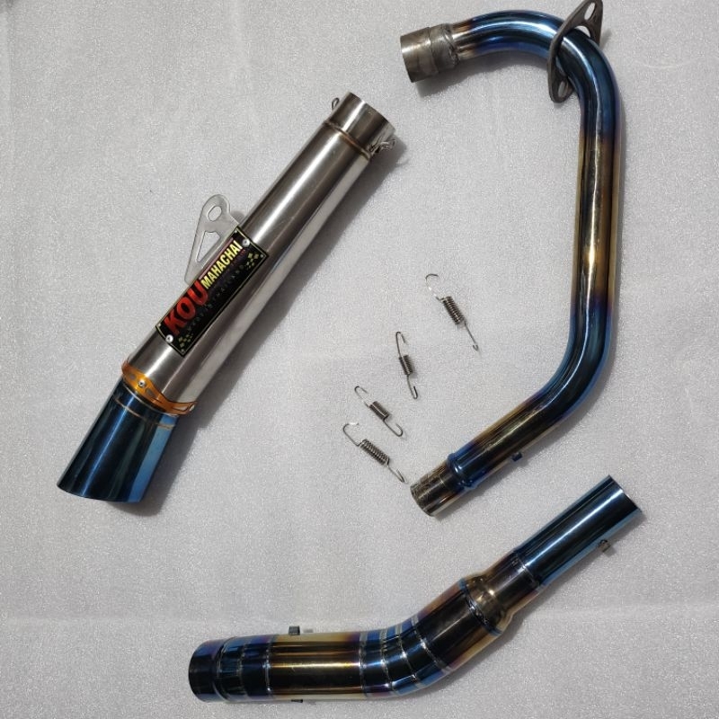Conical 1Set Big Elbow Kou Mahachai Canister Exhaust pipe 51mm for ...