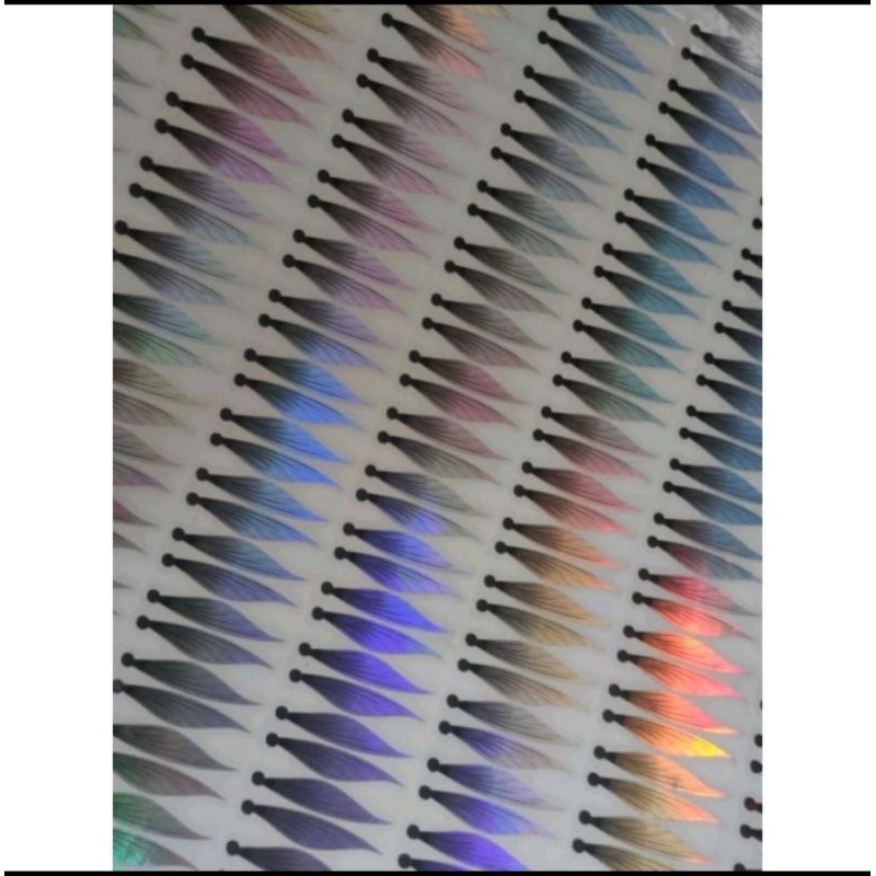 HITAM Metal Jig Fish Fin Sticker Black Point Contents 52pcs 26 Pairs ...