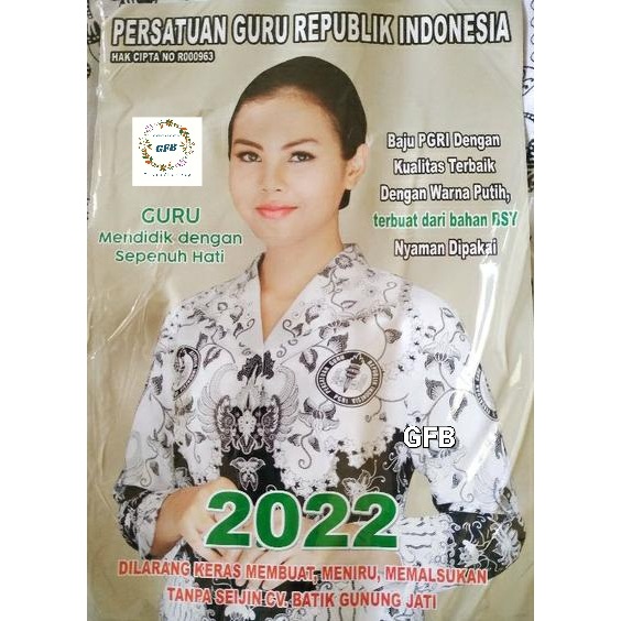 KEMEJA Pgri Women's Blouse 2024. Pgri BATIK Shirts 2024 PGRI Shirts ...
