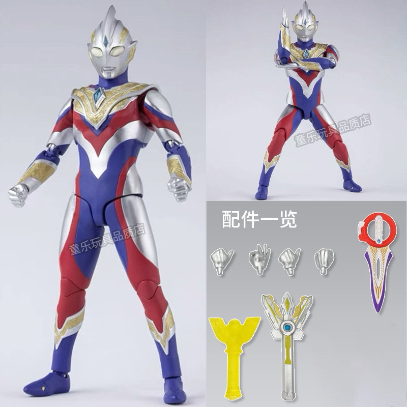 Ultraman Trigger Action Figure Display Figure Ultraman Dark Glitter ...