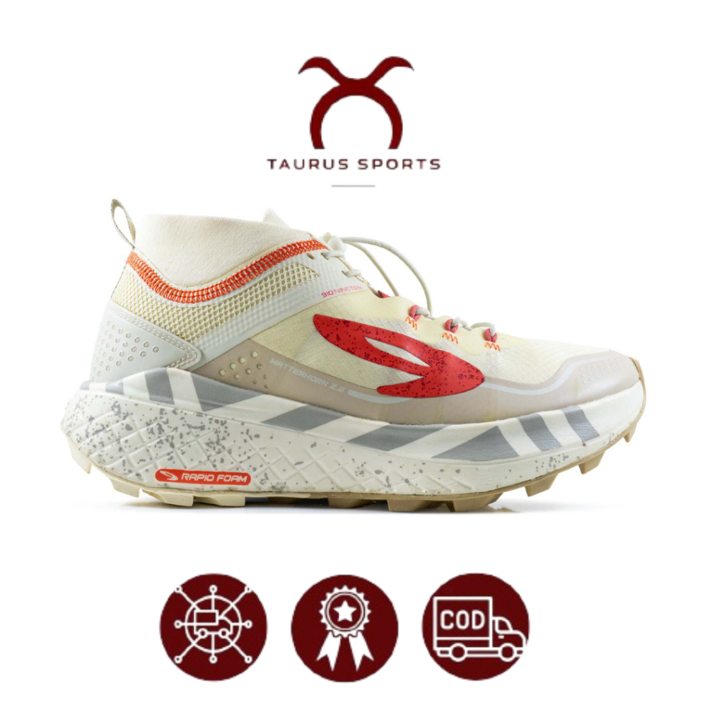 PUTIH 910 Nineten YUZA MATTERHORN 2.0 Trail Running Shoes - White/ABU ...