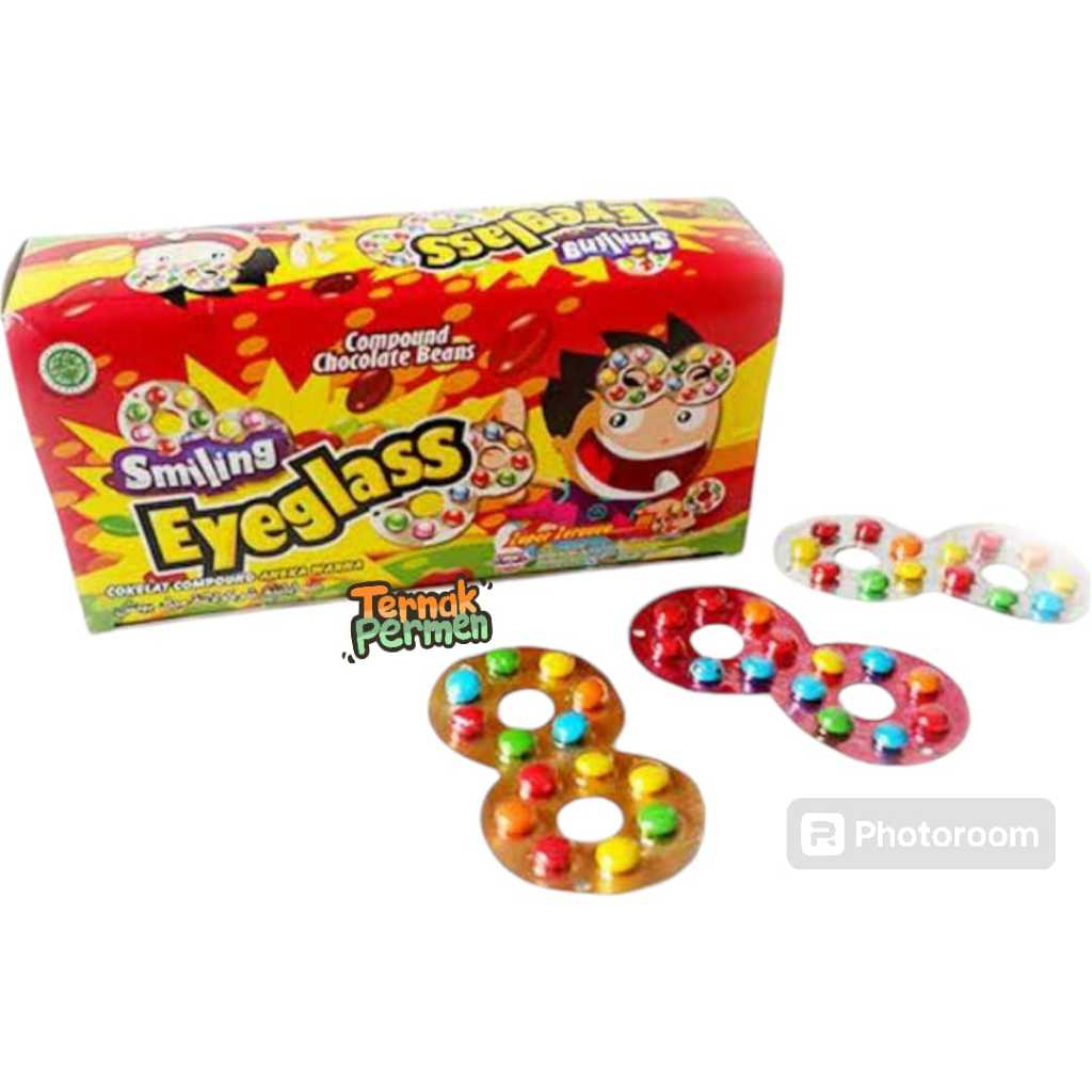 Smiling EYEGLASS Chocolate Candy 40pcs | Shopee Malaysia
